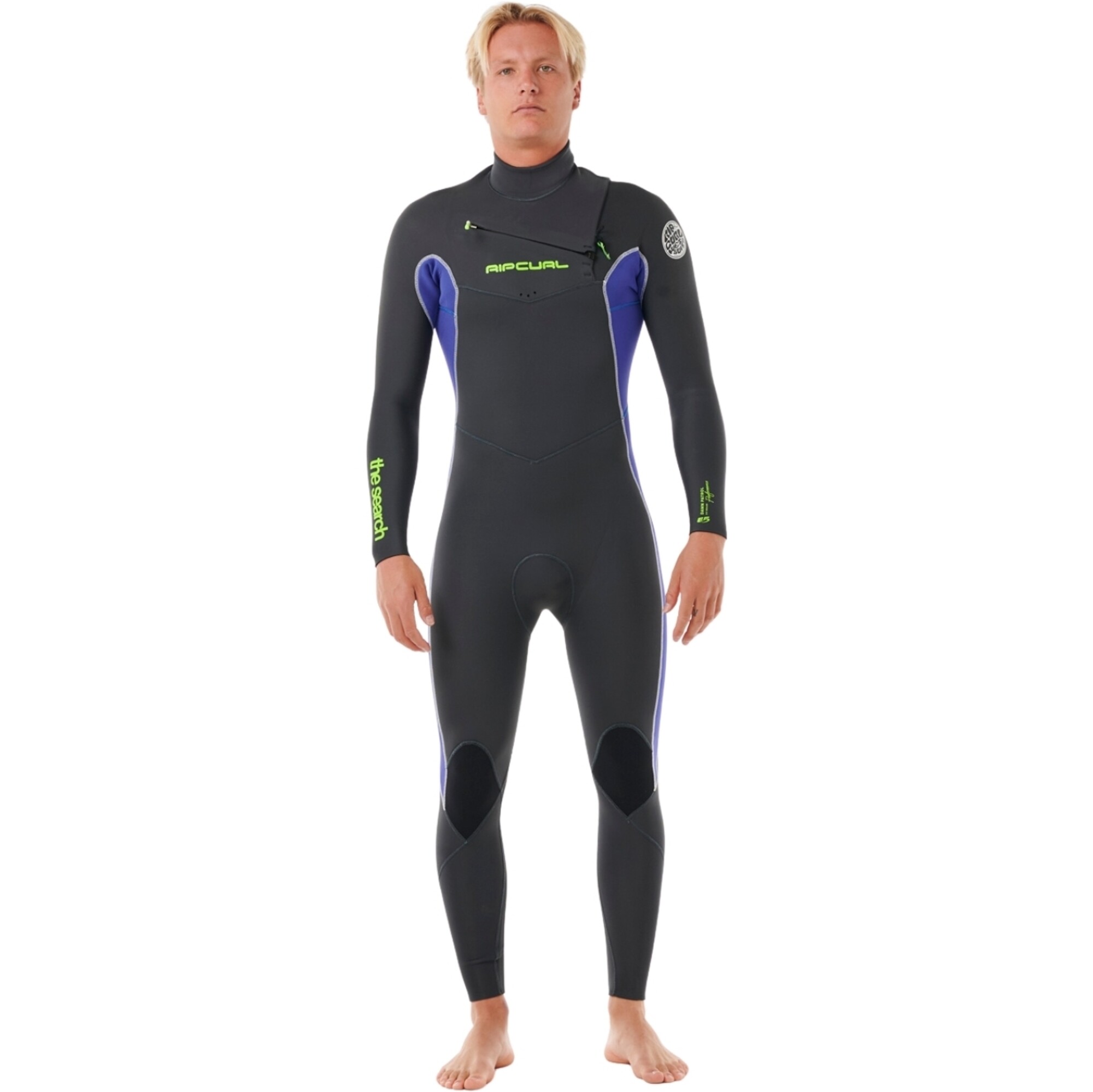 2025 Rip Curl Mens Dawn Patrol Performance 3/2mm Chest Zip Wetsuit 15EMFS - Wild | Wetsuit Outlet